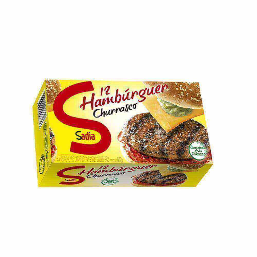 Hamburguer Sadia Sabor Churrrasco 672g - Central Supermercados